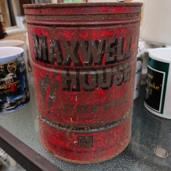 Maxwell House | Accents | Vintage Maxwell House Metal Coffee Cans ...
